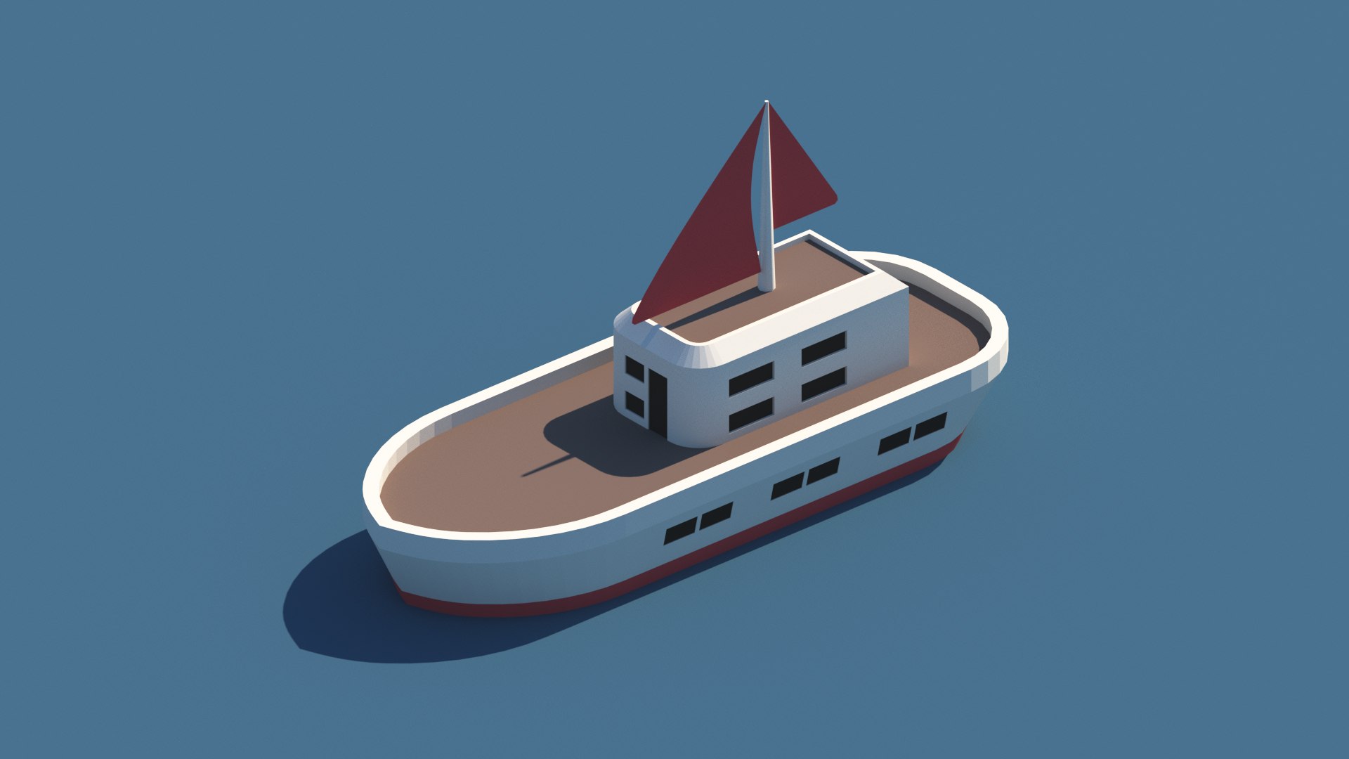 3D Cartoon Port Package Model - TurboSquid 1587058