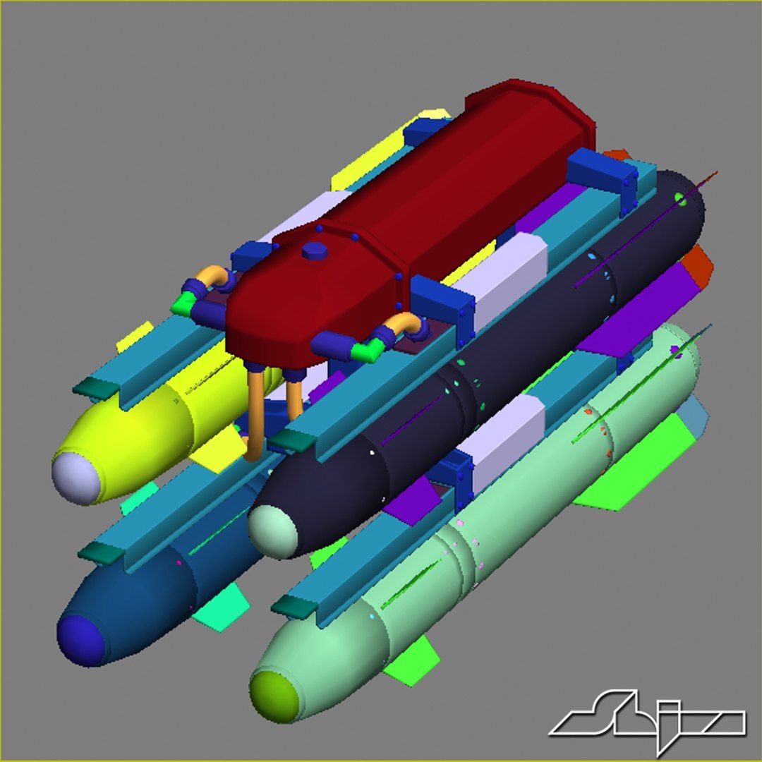 M299 Missile Launcher Hellfire 3d Model