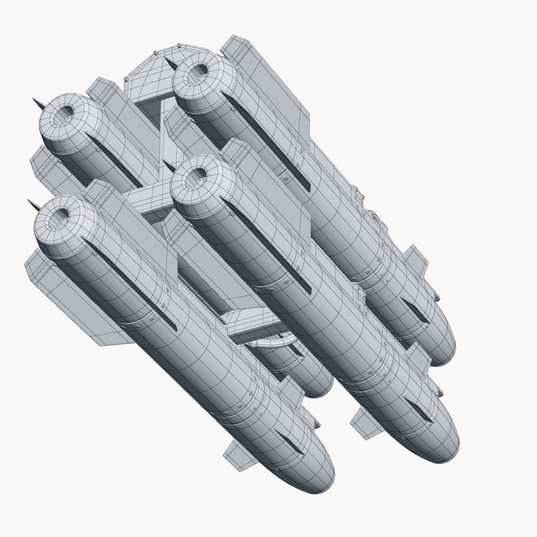 m299 missile launcher hellfire 3d model