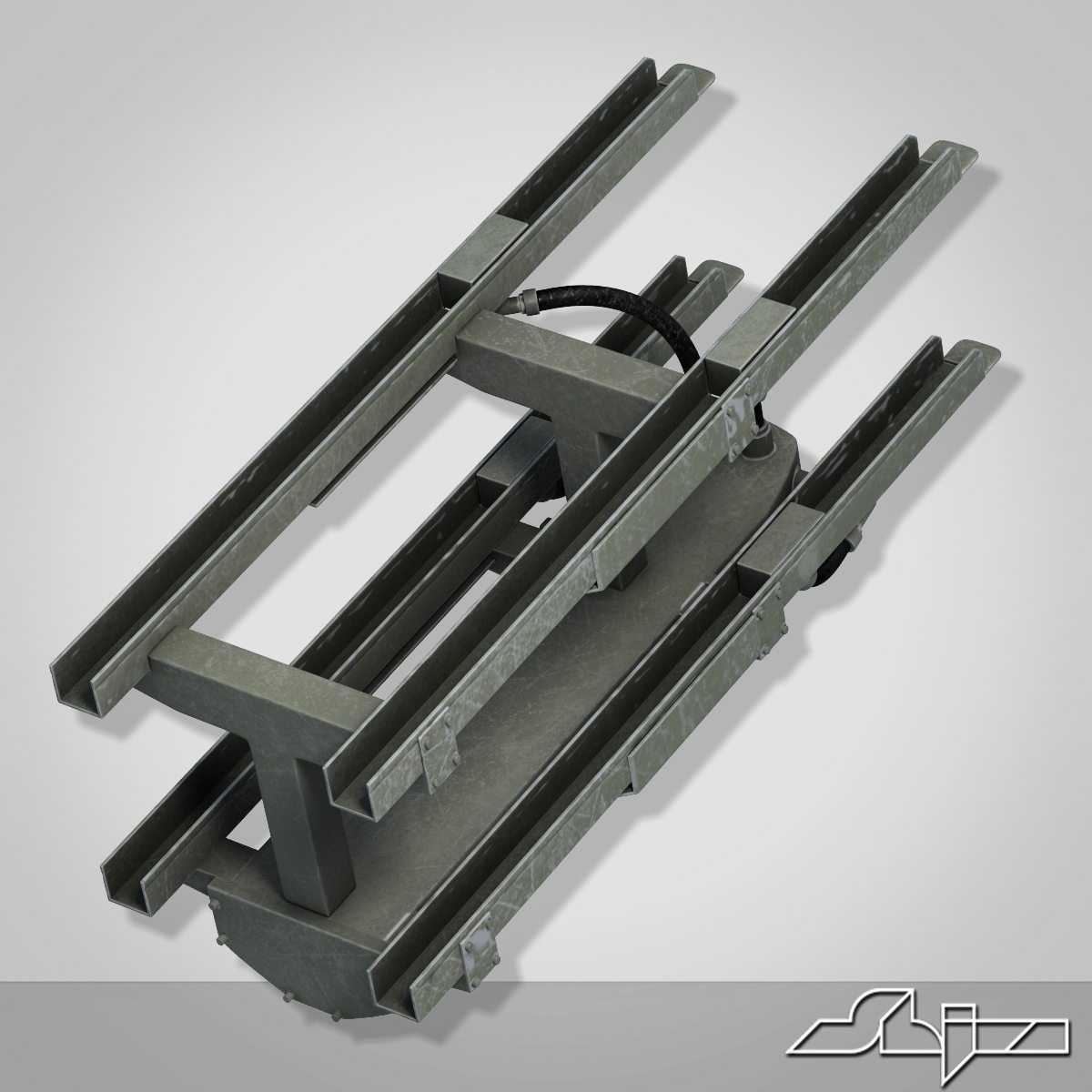 m299 missile launcher hellfire 3d model