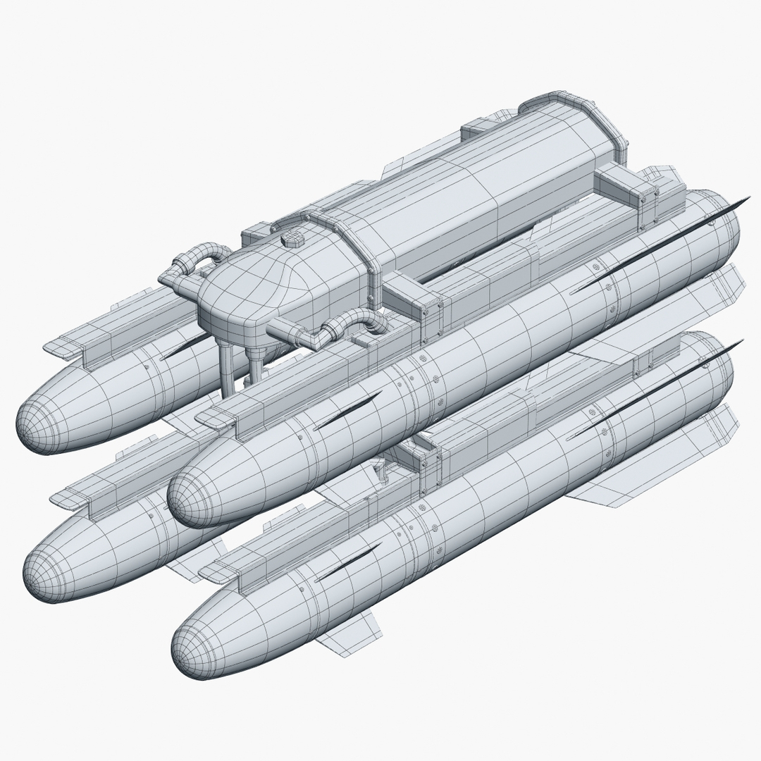 m299 missile launcher hellfire 3d model