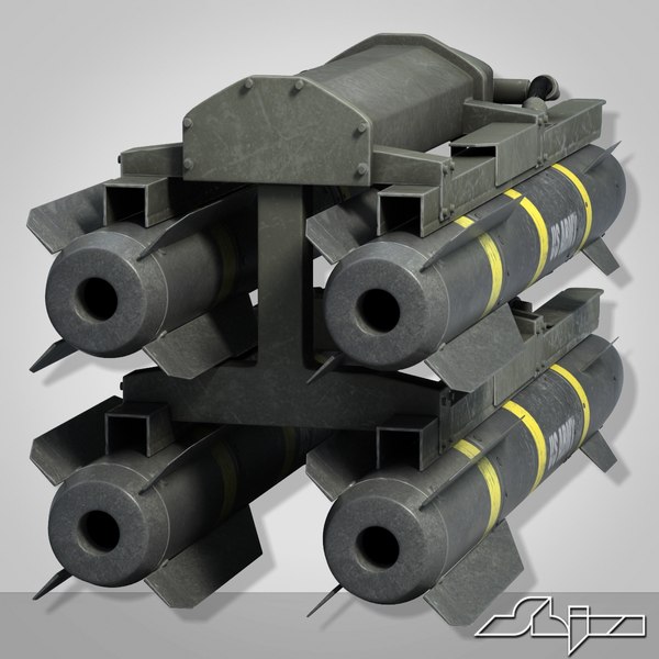 m299 missile launcher hellfire 3d model