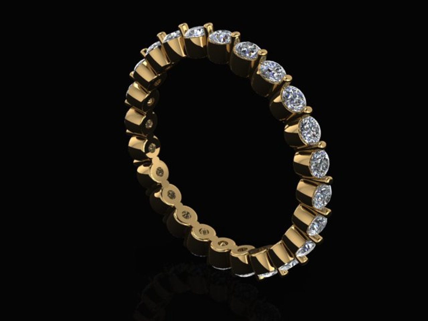 Eternity Band 3D Model - TurboSquid 1282061