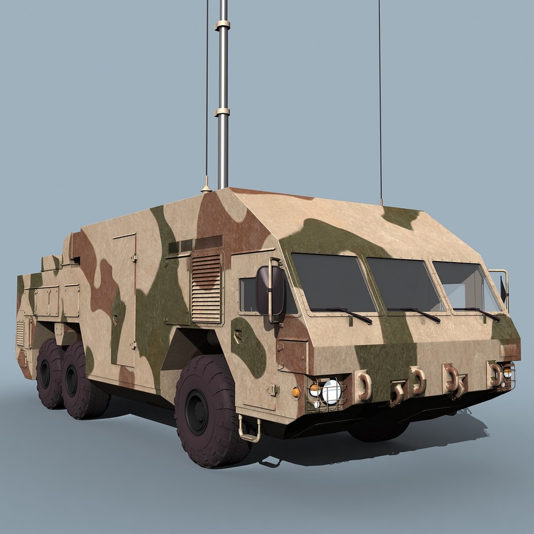 Russian Command Buk-m2e Sa-17 Grizzly 3d Model