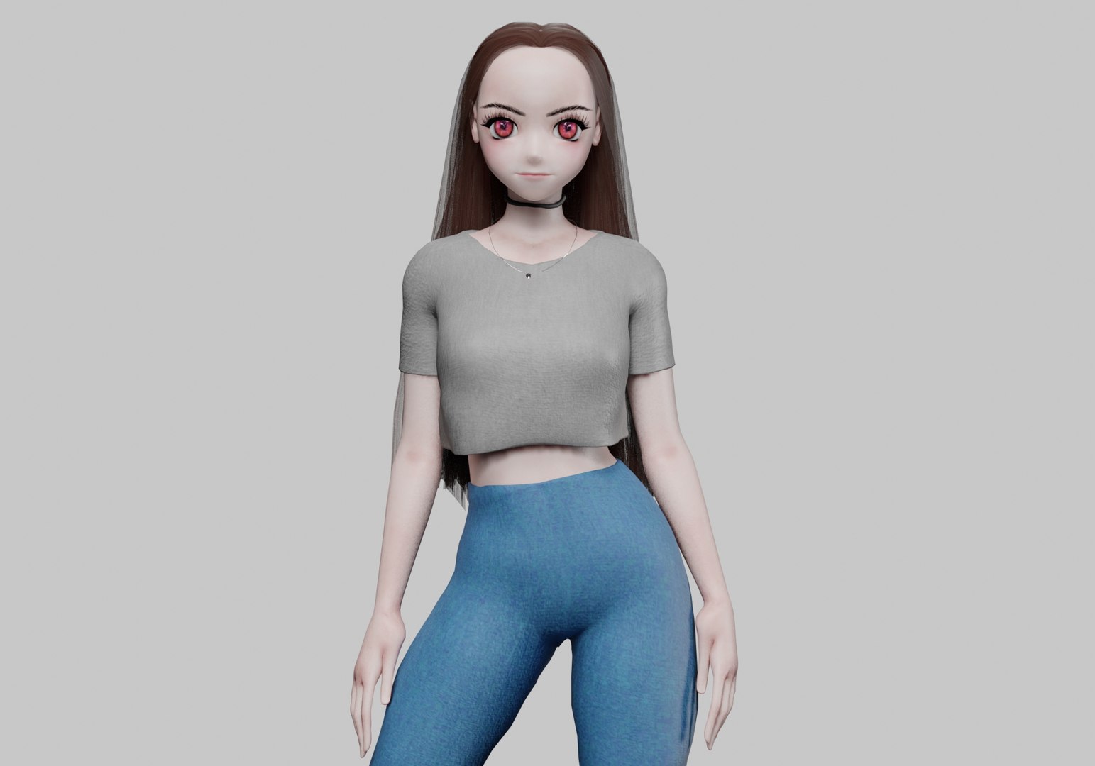 3D Basic Standard Girl V27774 - TurboSquid 2272339