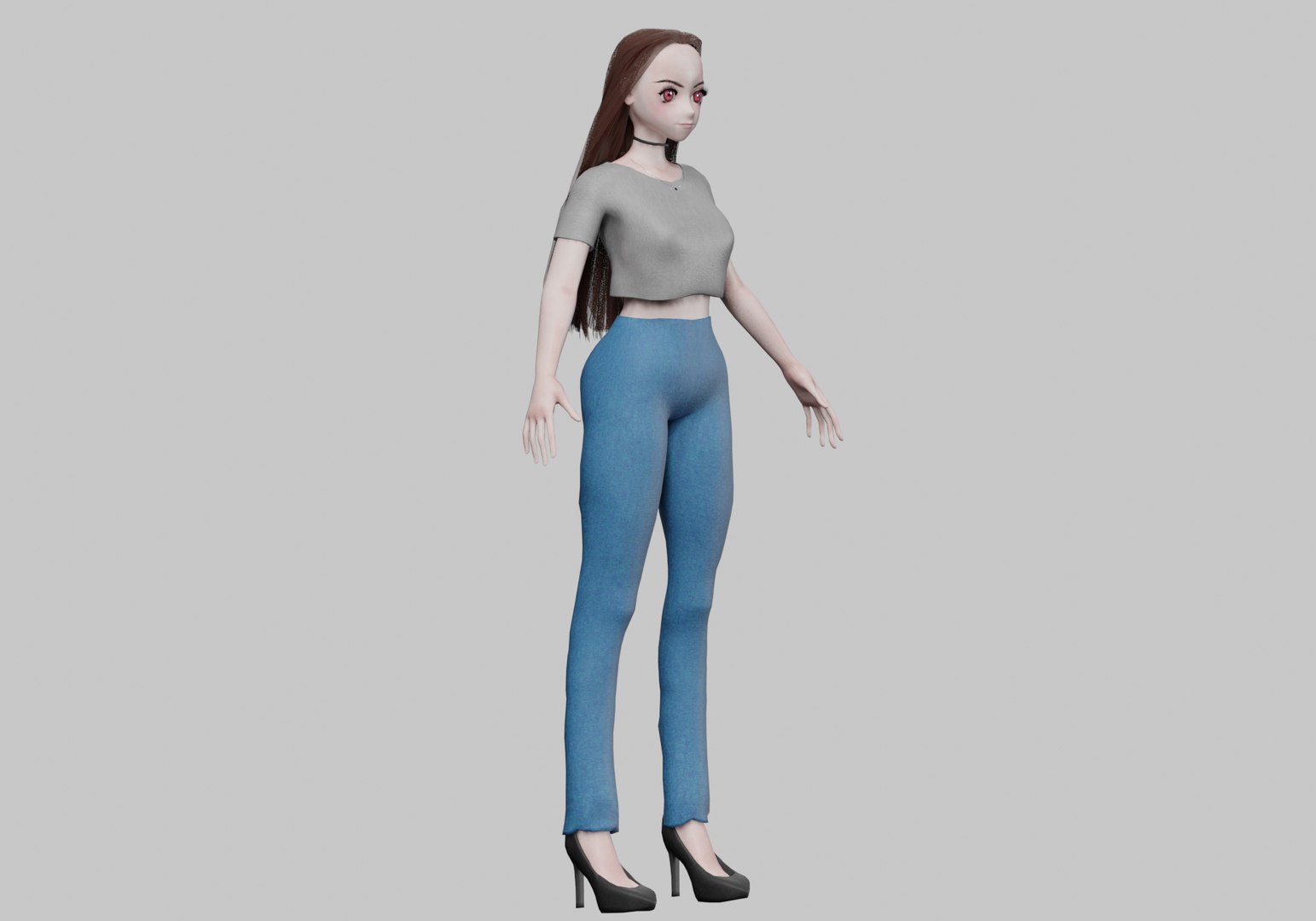 3D Basic Standard Girl V27774 - TurboSquid 2272339