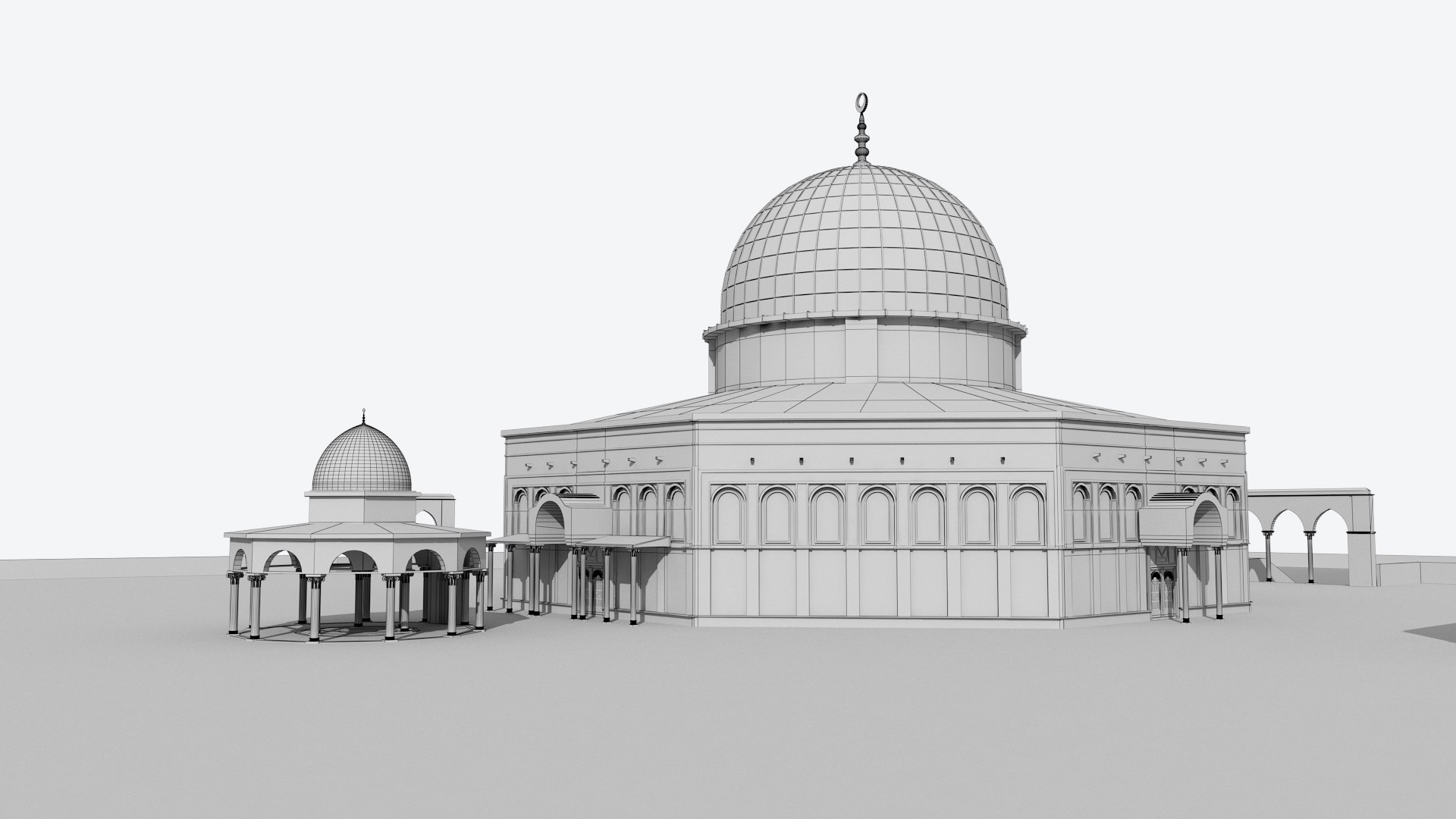 3D Model Al-aqsa Jerusalem - TurboSquid 1342511