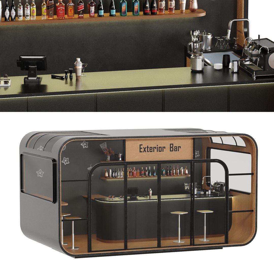 Bar 32 Exterior Bar 3D - TurboSquid 2365532