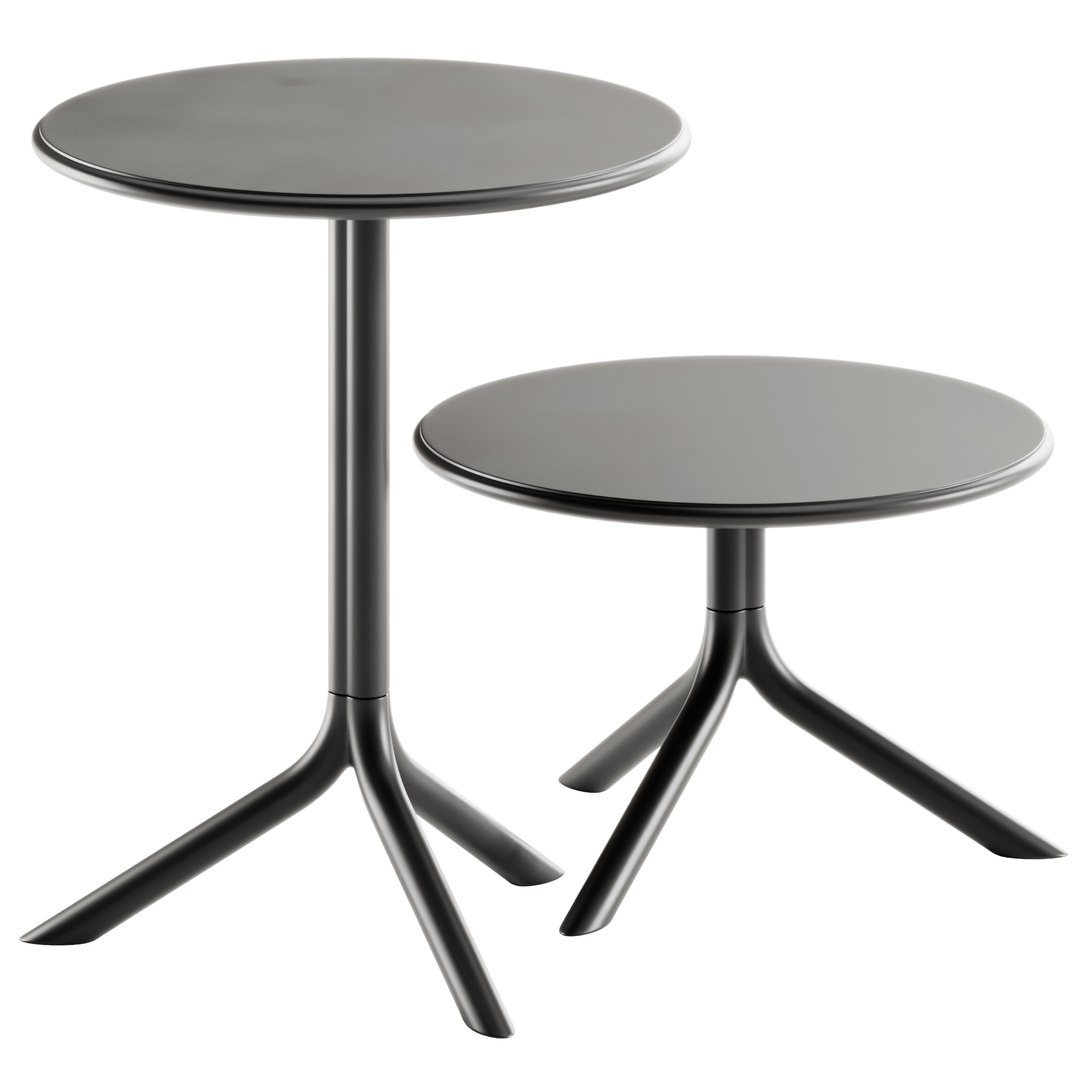 3D model Spritz Round garden side table by Nardi - TurboSquid 2060228