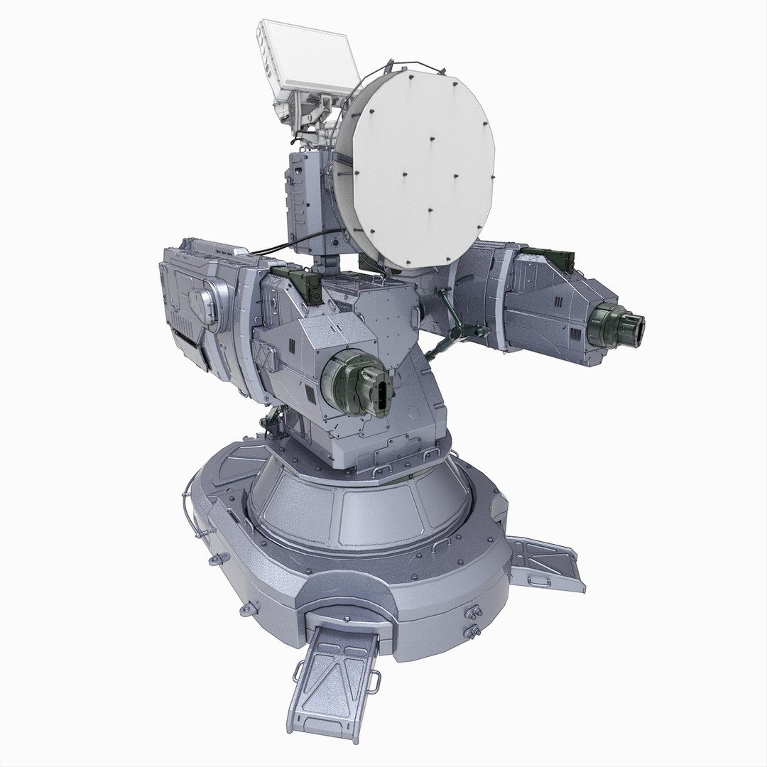 3d Antiaircraft Laser Turret Model