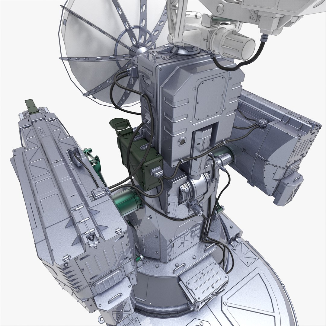3d Antiaircraft Laser Turret Model