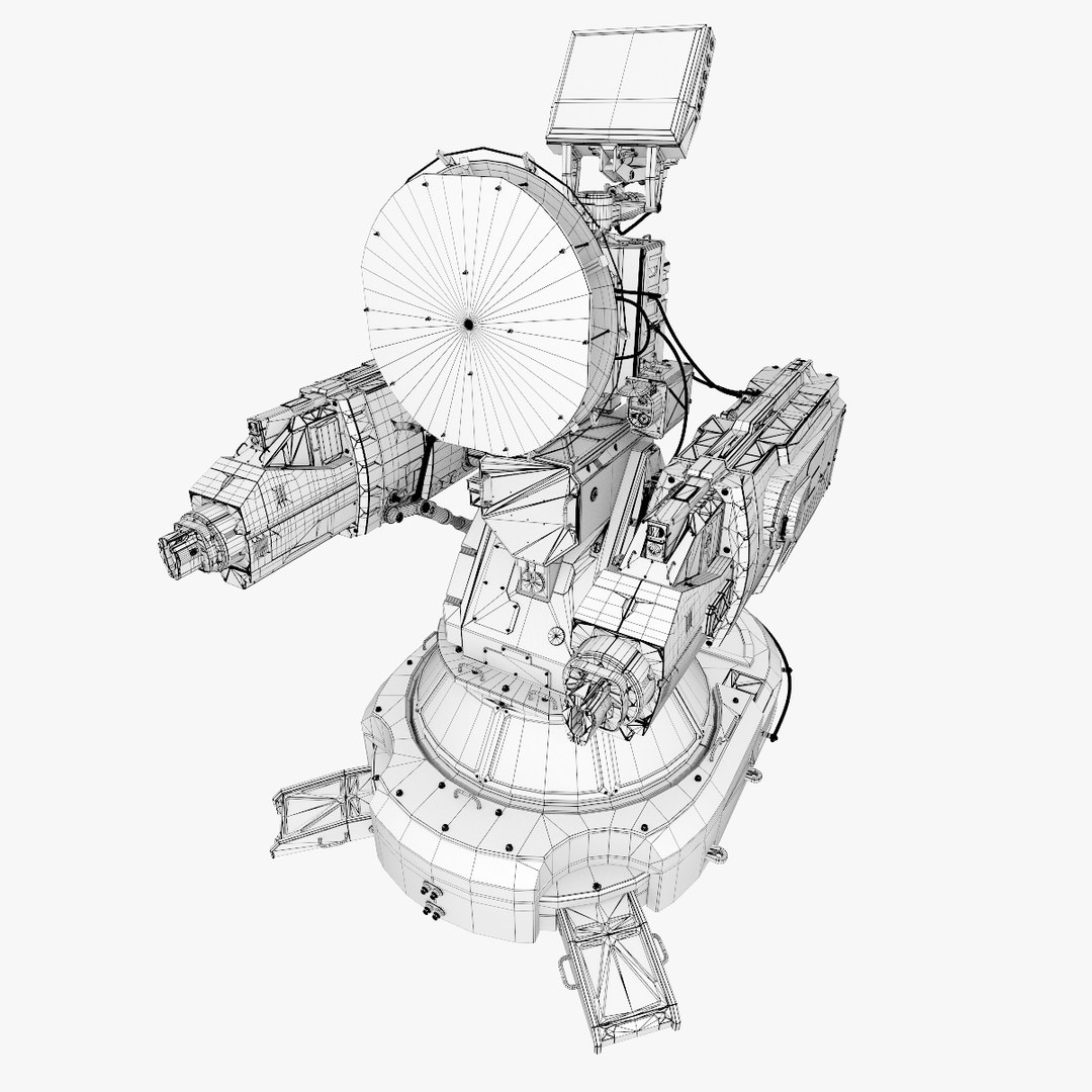 3d Antiaircraft Laser Turret Model