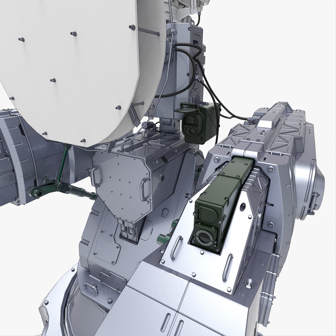 3d Antiaircraft Laser Turret Model