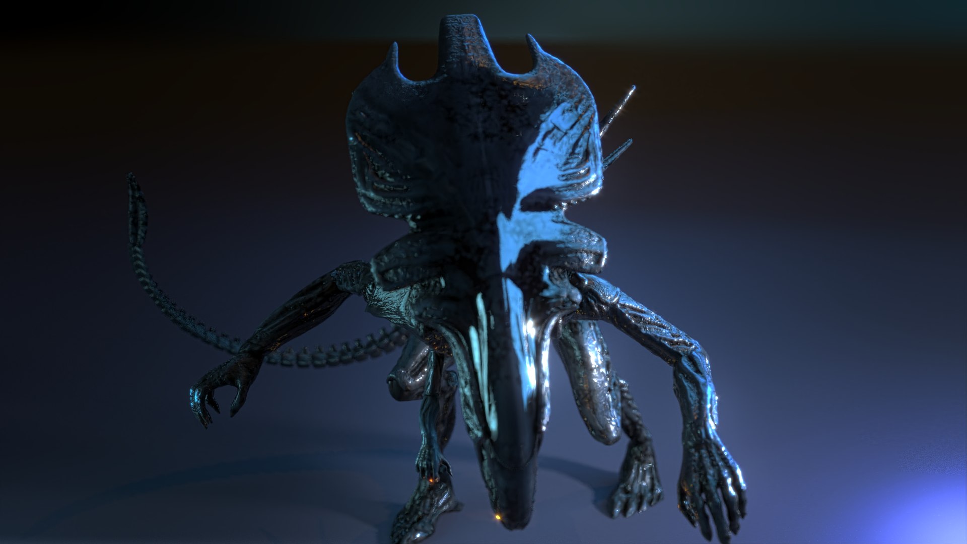 3D VRAY Alien 2020 Model - TurboSquid 2099890