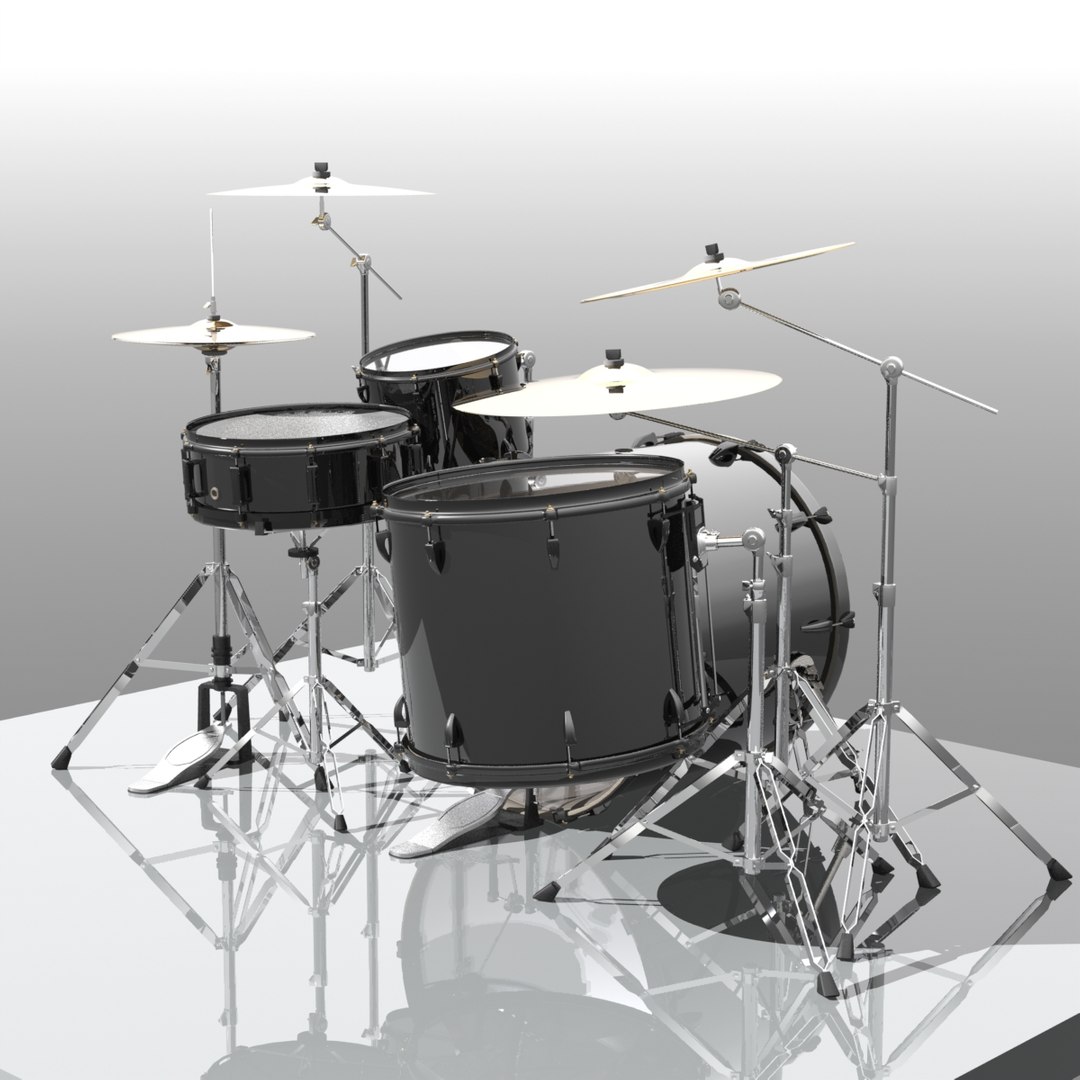 basic drum kit obj