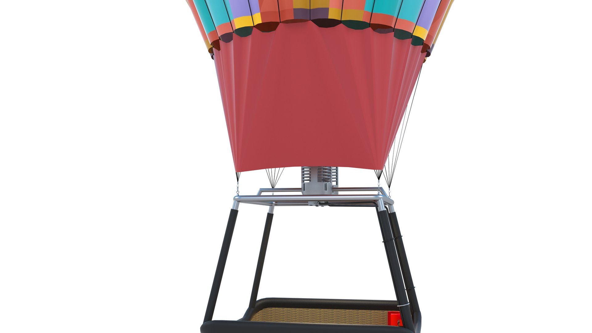 3D Air Balloon And Paramotor Model - TurboSquid 2216279