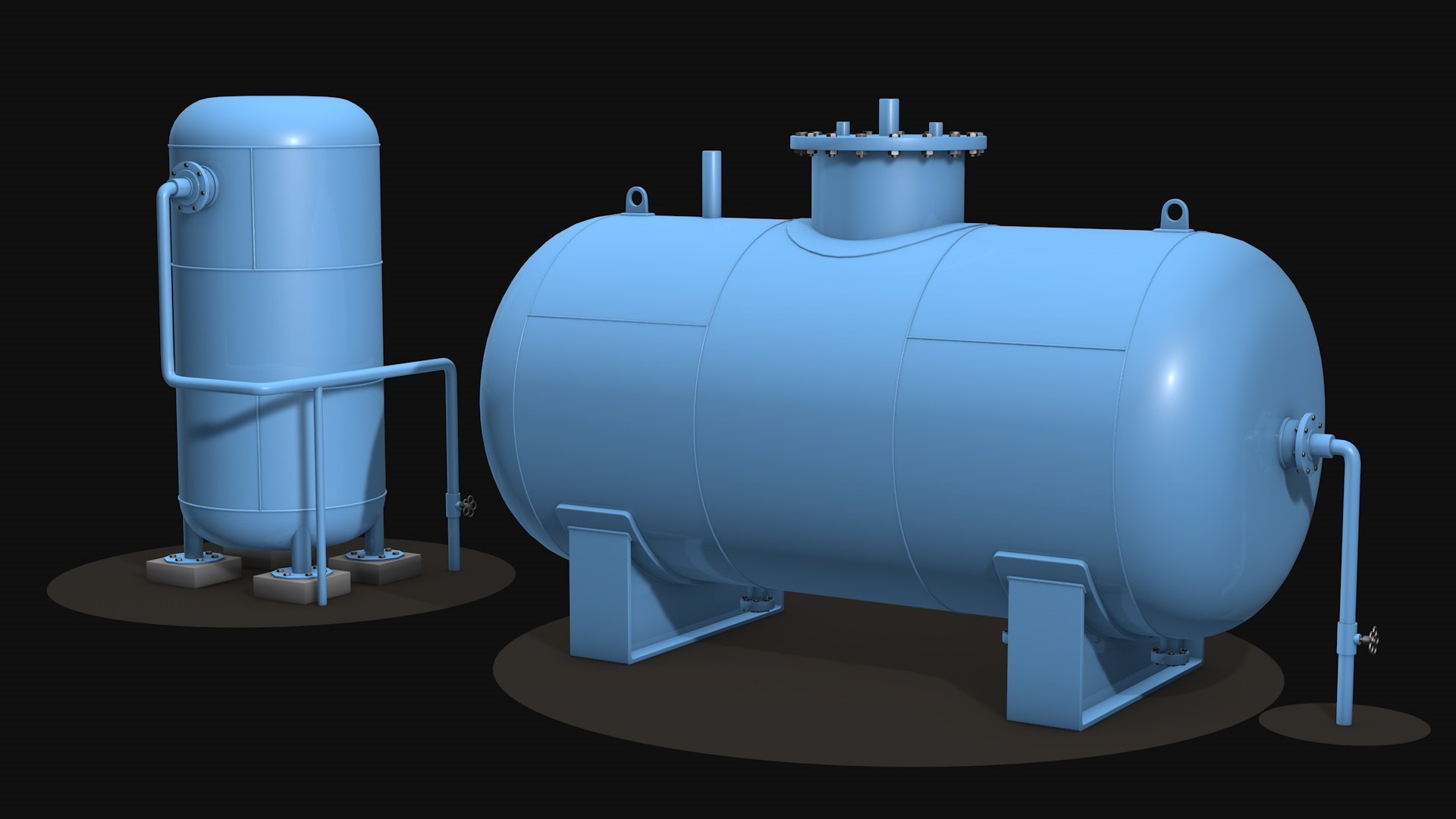3D Oil And Gas Tank - TurboSquid 2318000