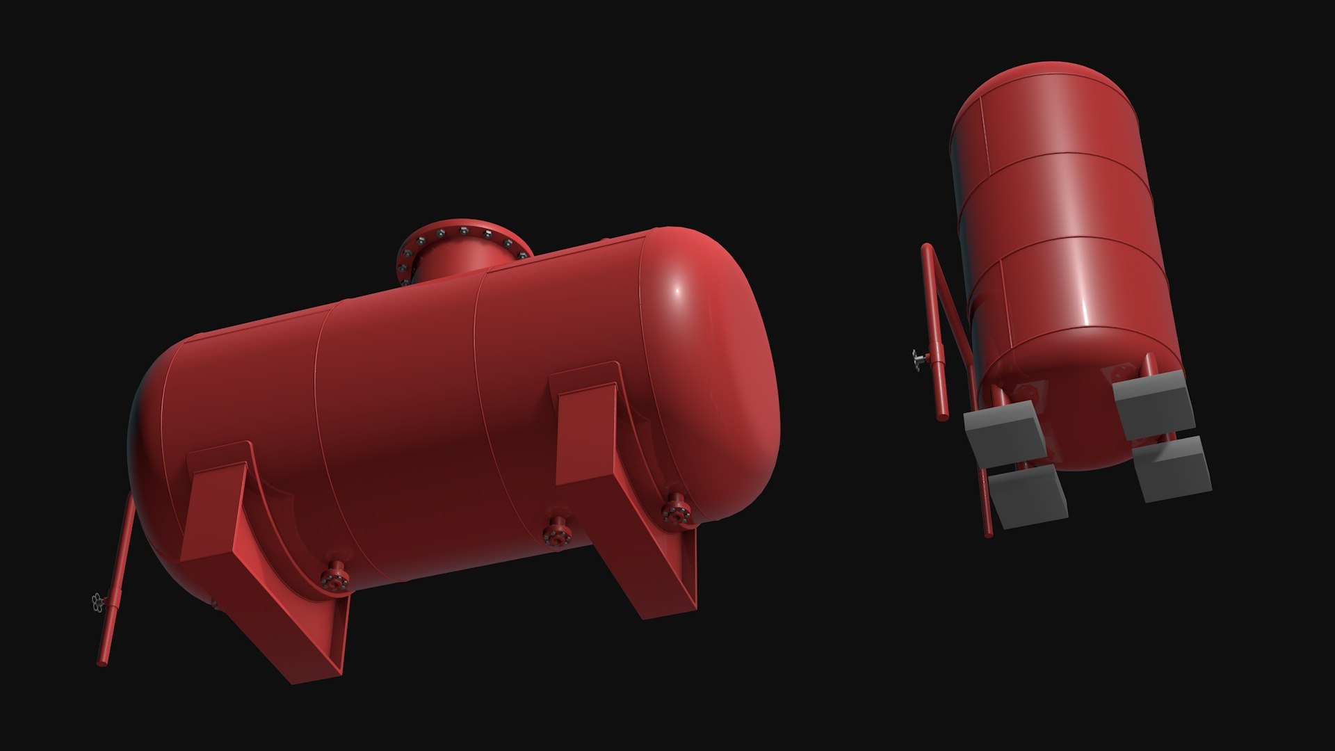 3D Oil And Gas Tank - TurboSquid 2318000