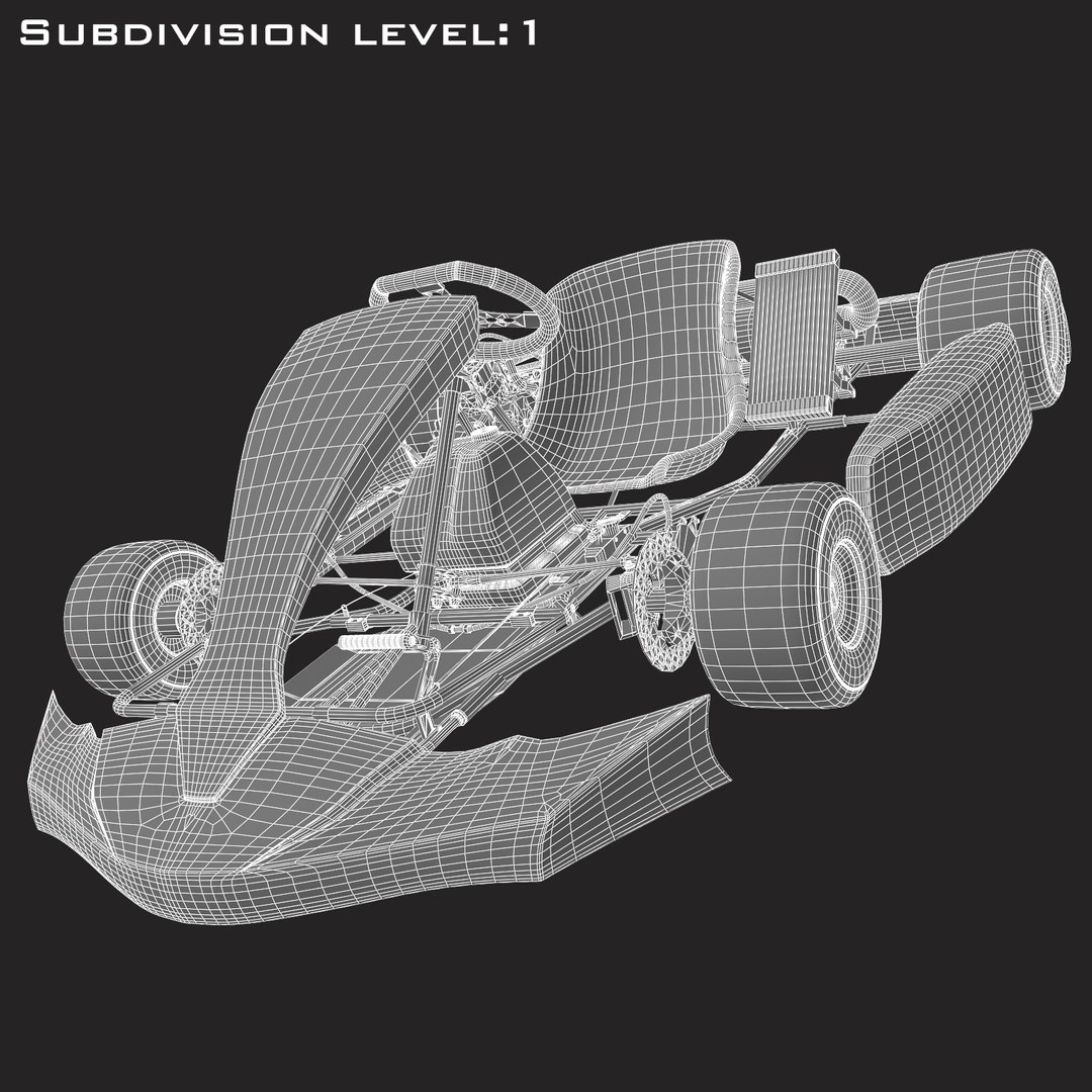 3d Generic Go-kart Model
