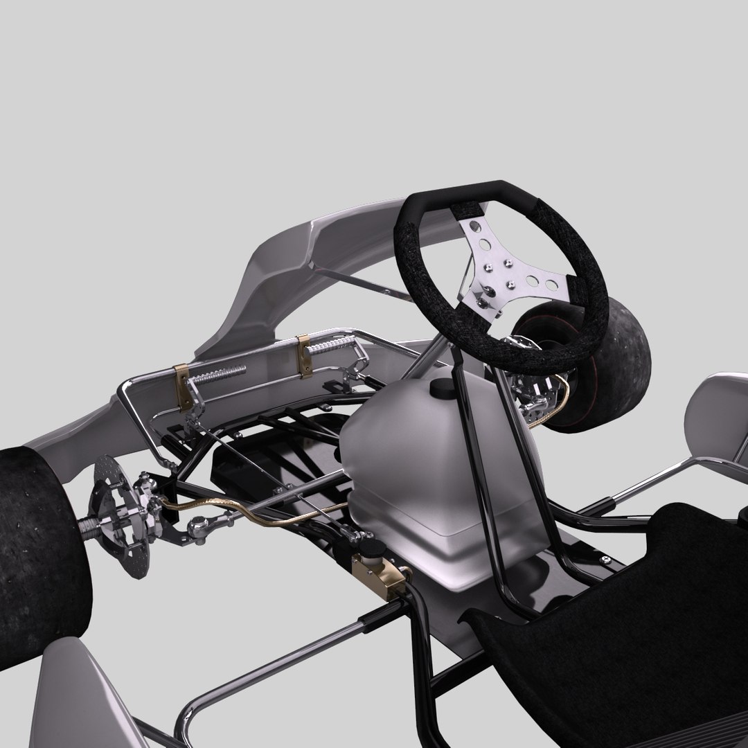 3d generic go-kart model