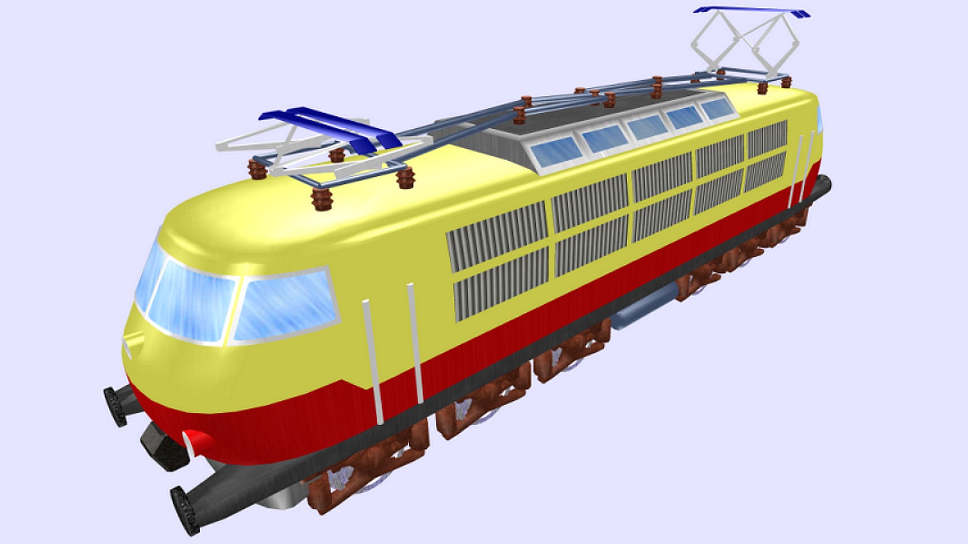 3D Collection Of 14 Electric Locomotives - TurboSquid 1739746