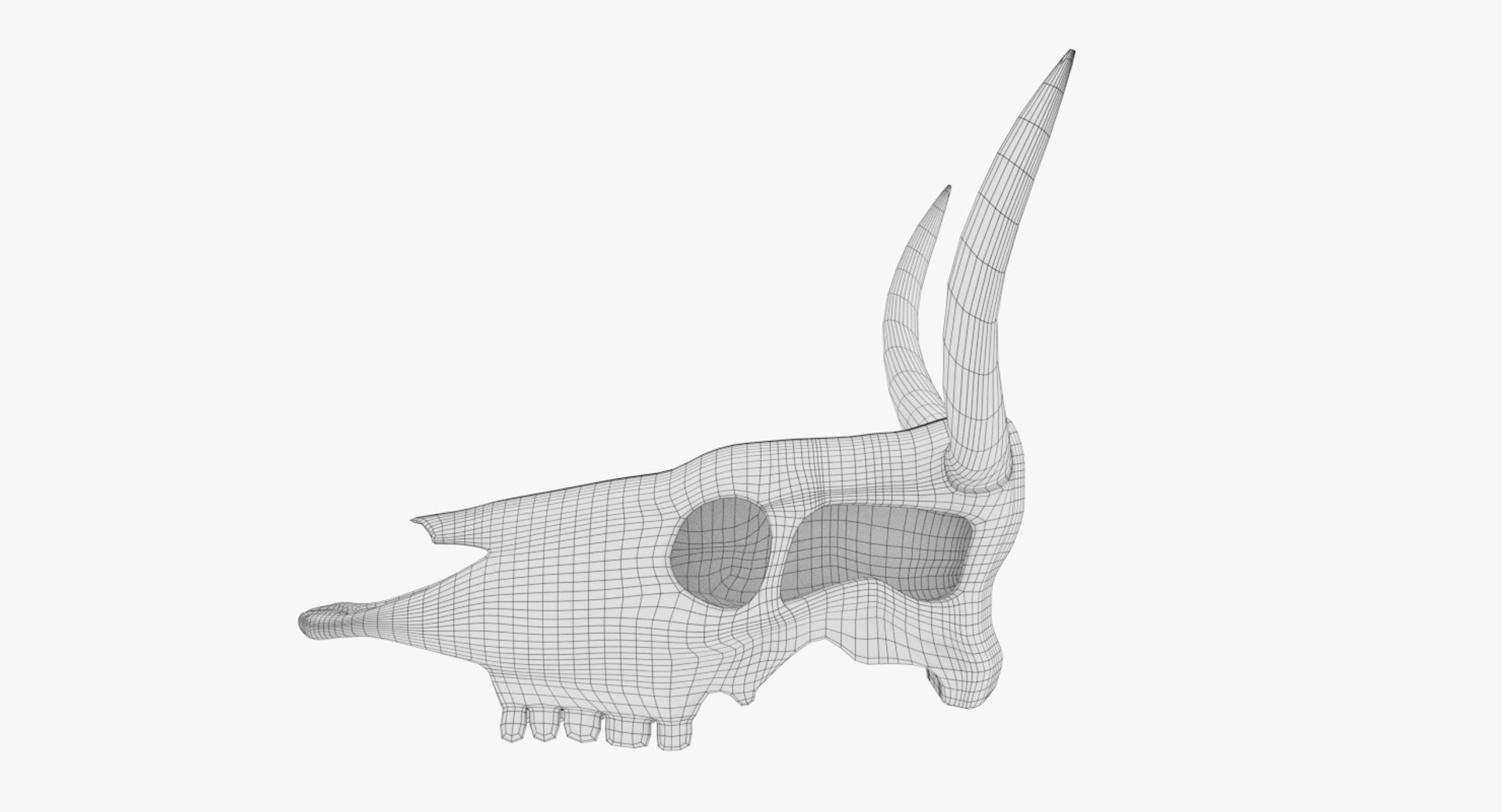 3D Model Cow Head - TurboSquid 1370263