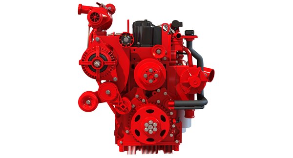 3d model heavy duty diesel engine