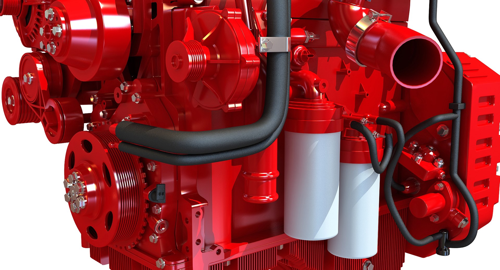 3d model heavy duty diesel engine