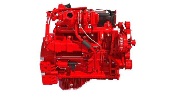 3d model heavy duty diesel engine