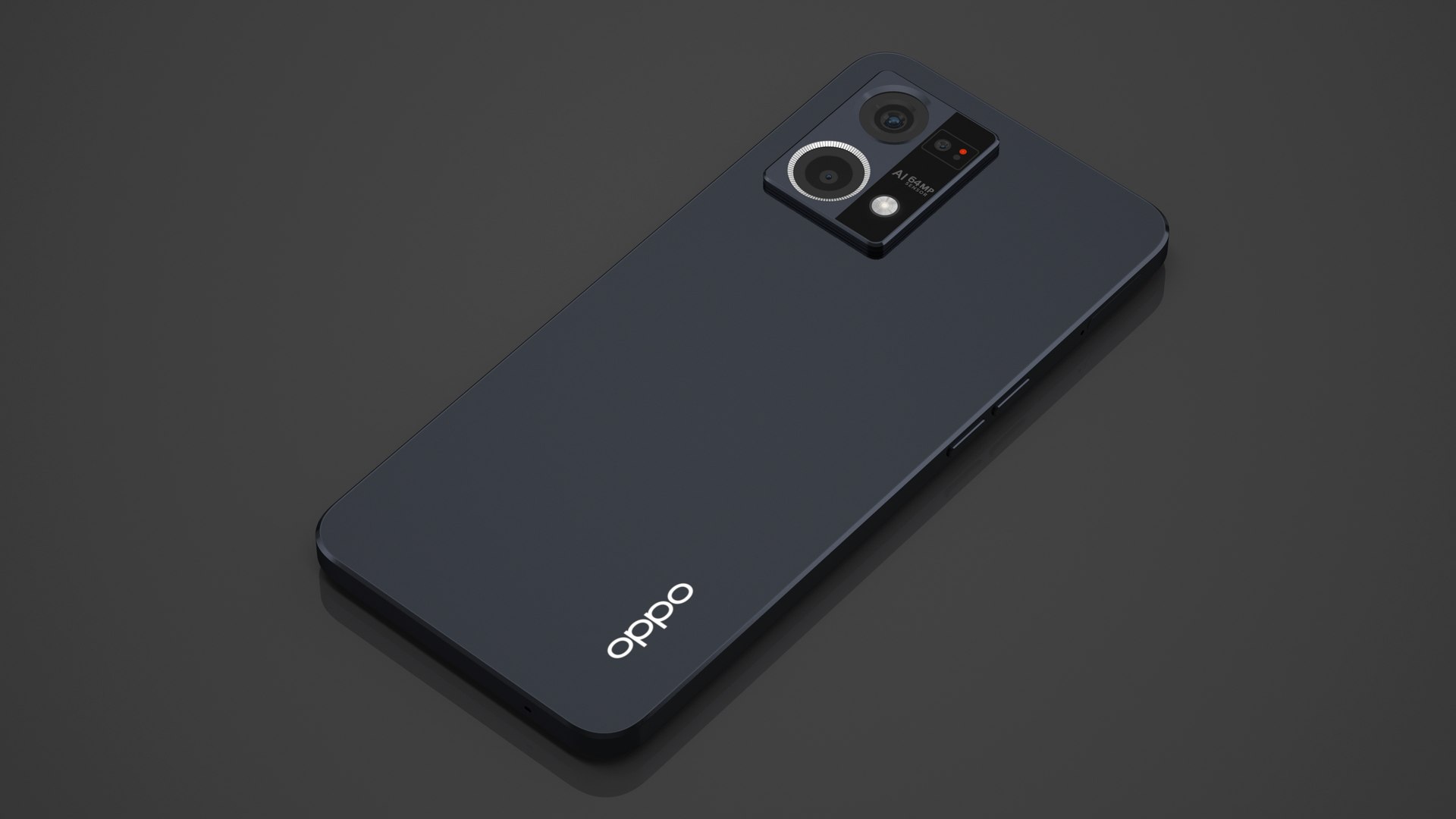 Smartphone OPPO F21 Pro Black Model - TurboSquid 2003391