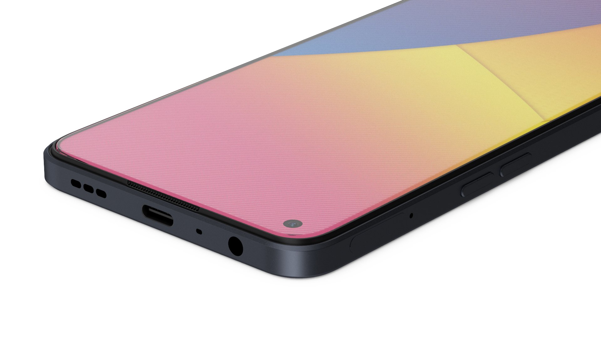 Smartphone OPPO F21 Pro Black model - TurboSquid 2003391