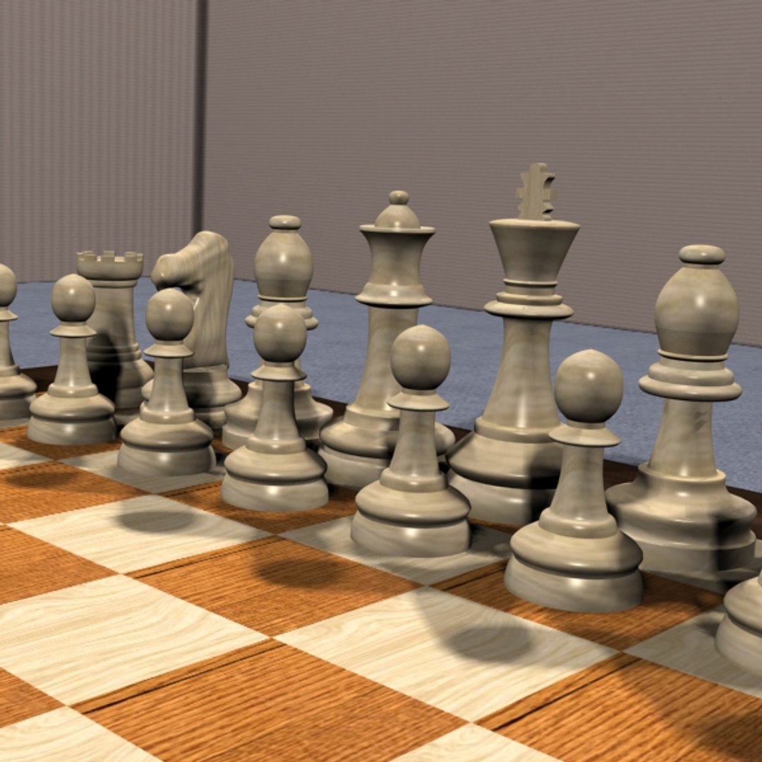 3d model chess set