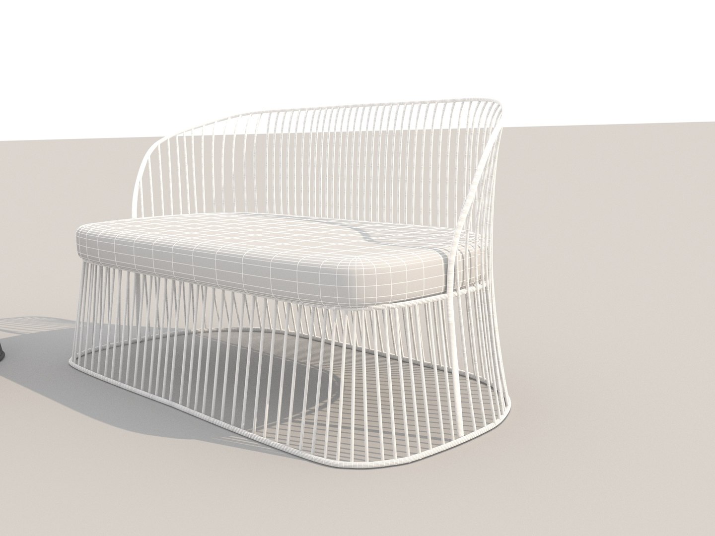Wire Sofa 3D Model - TurboSquid 1599819