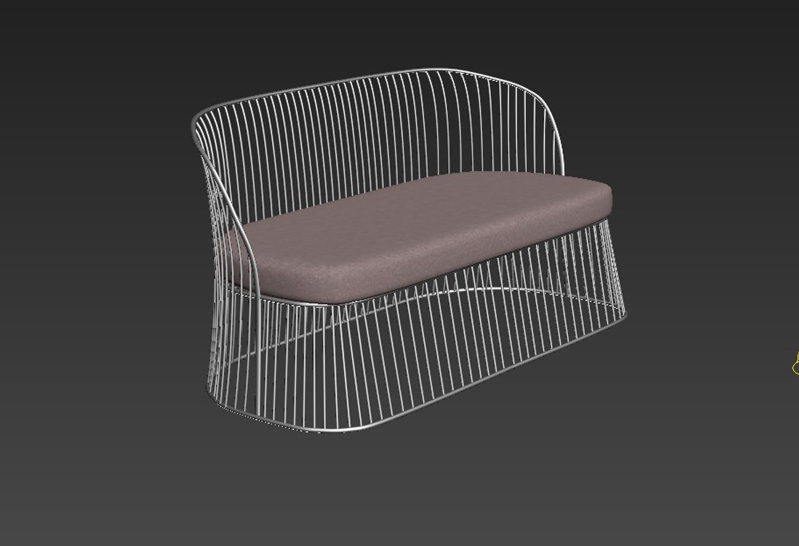Wire Sofa 3D Model - TurboSquid 1599819