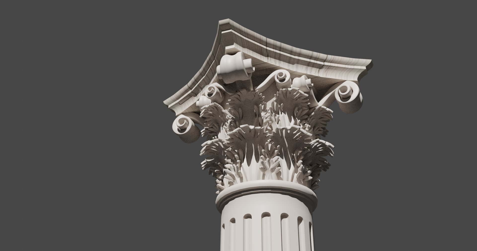 Free 3D Corinthian Column - TurboSquid 2285408