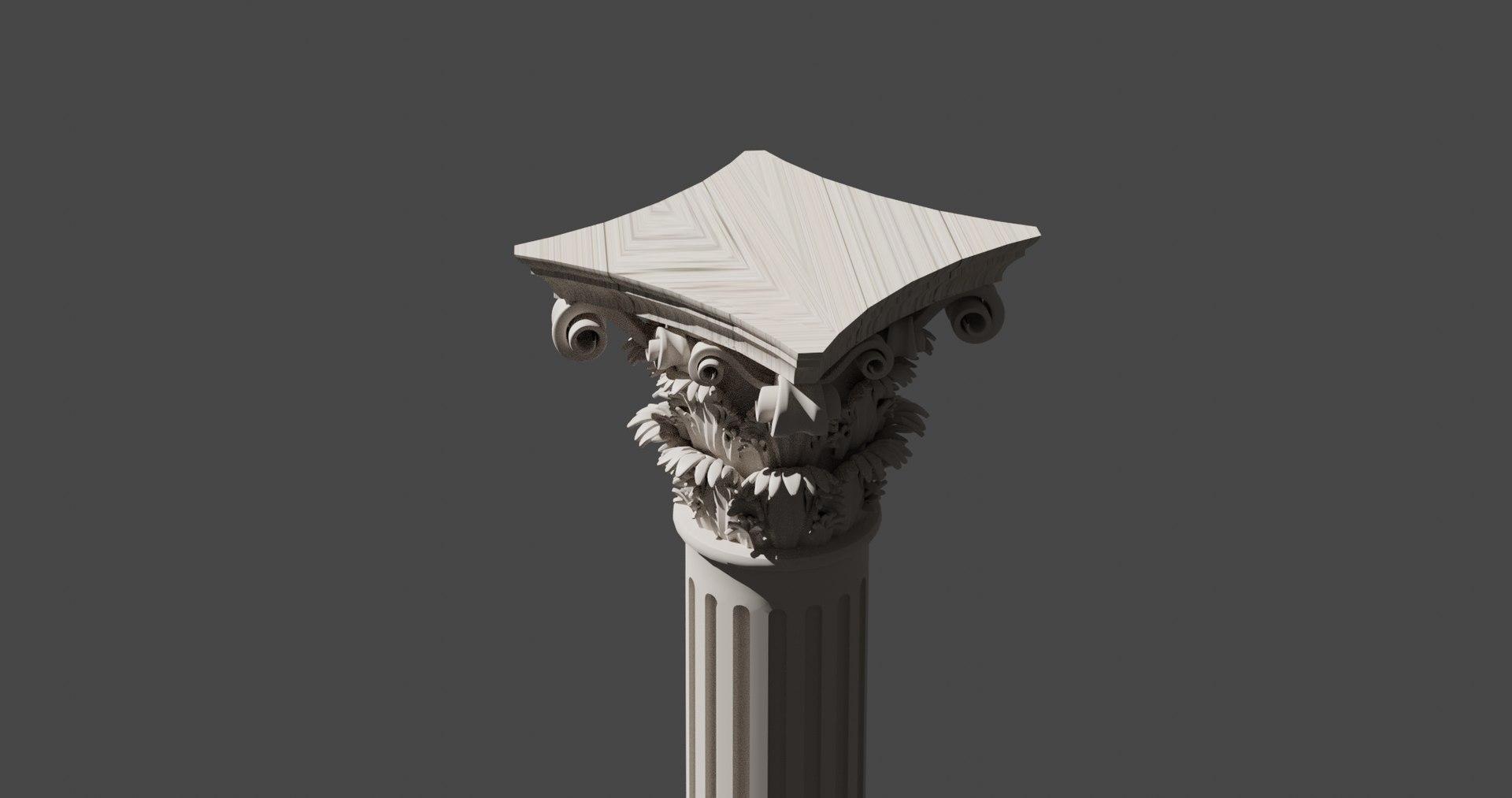 Free 3D Corinthian Column - TurboSquid 2285408