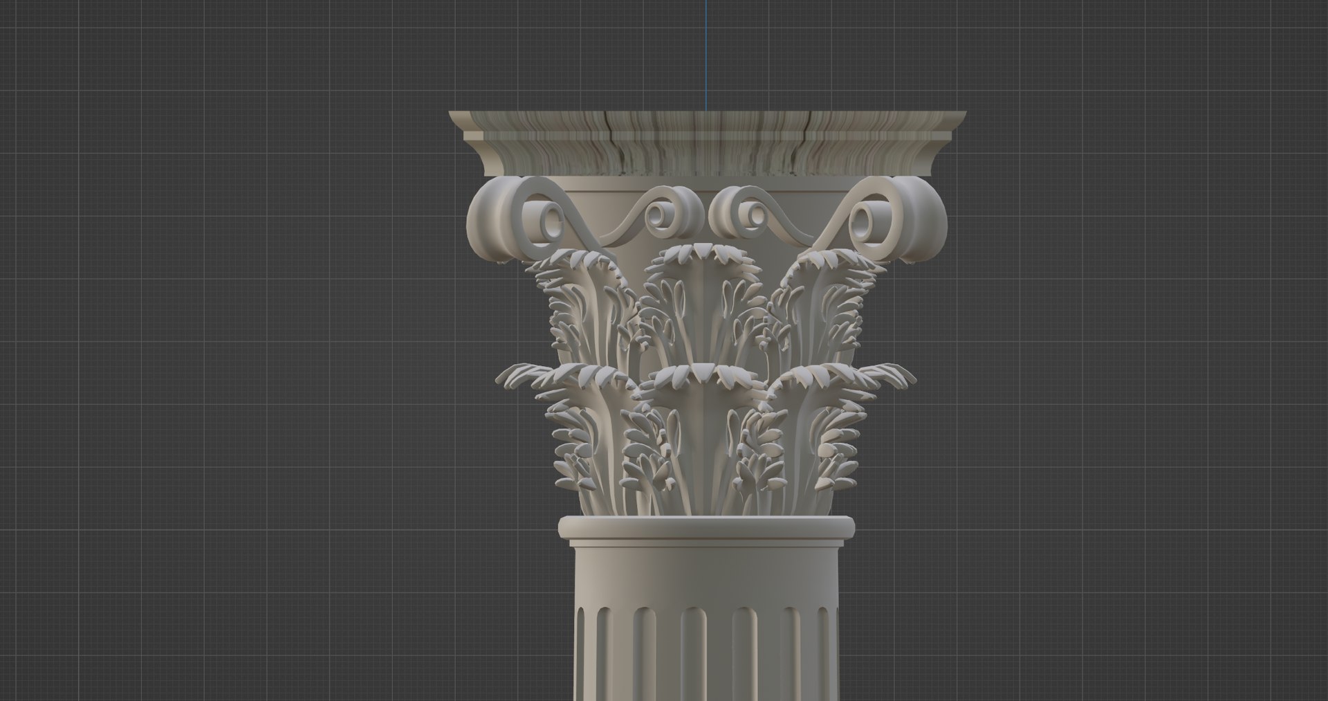 Free 3D Corinthian Column - TurboSquid 2285408