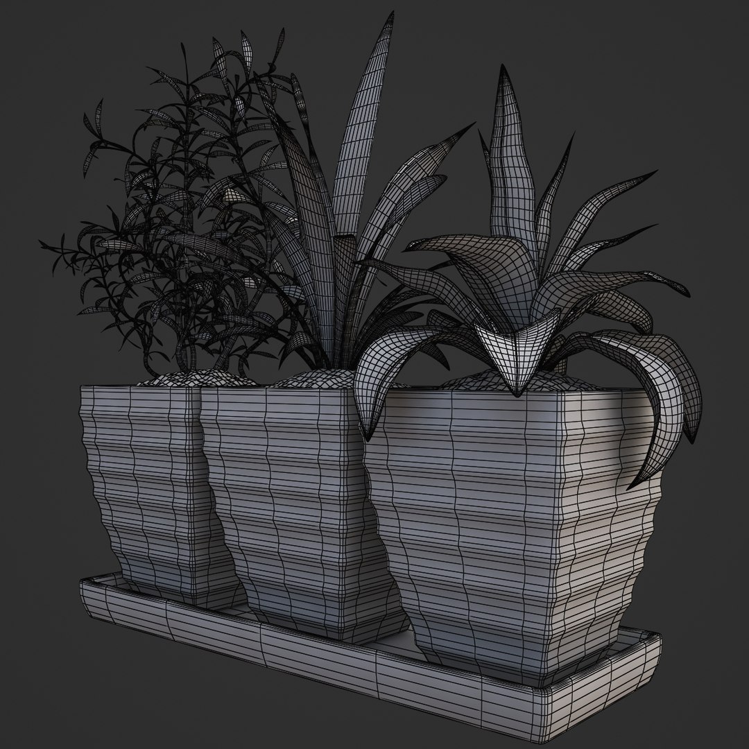plants set 3d max