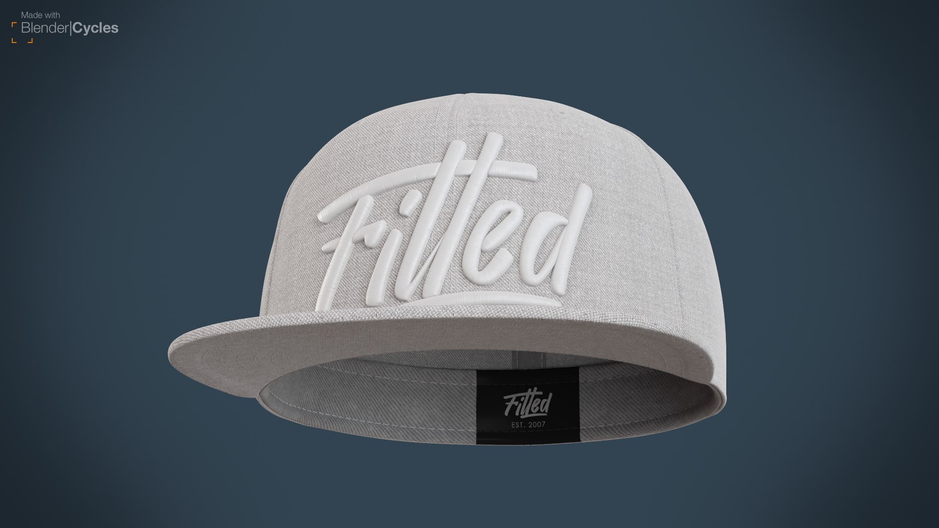 3D Model Fitted Cap - TurboSquid 1634767