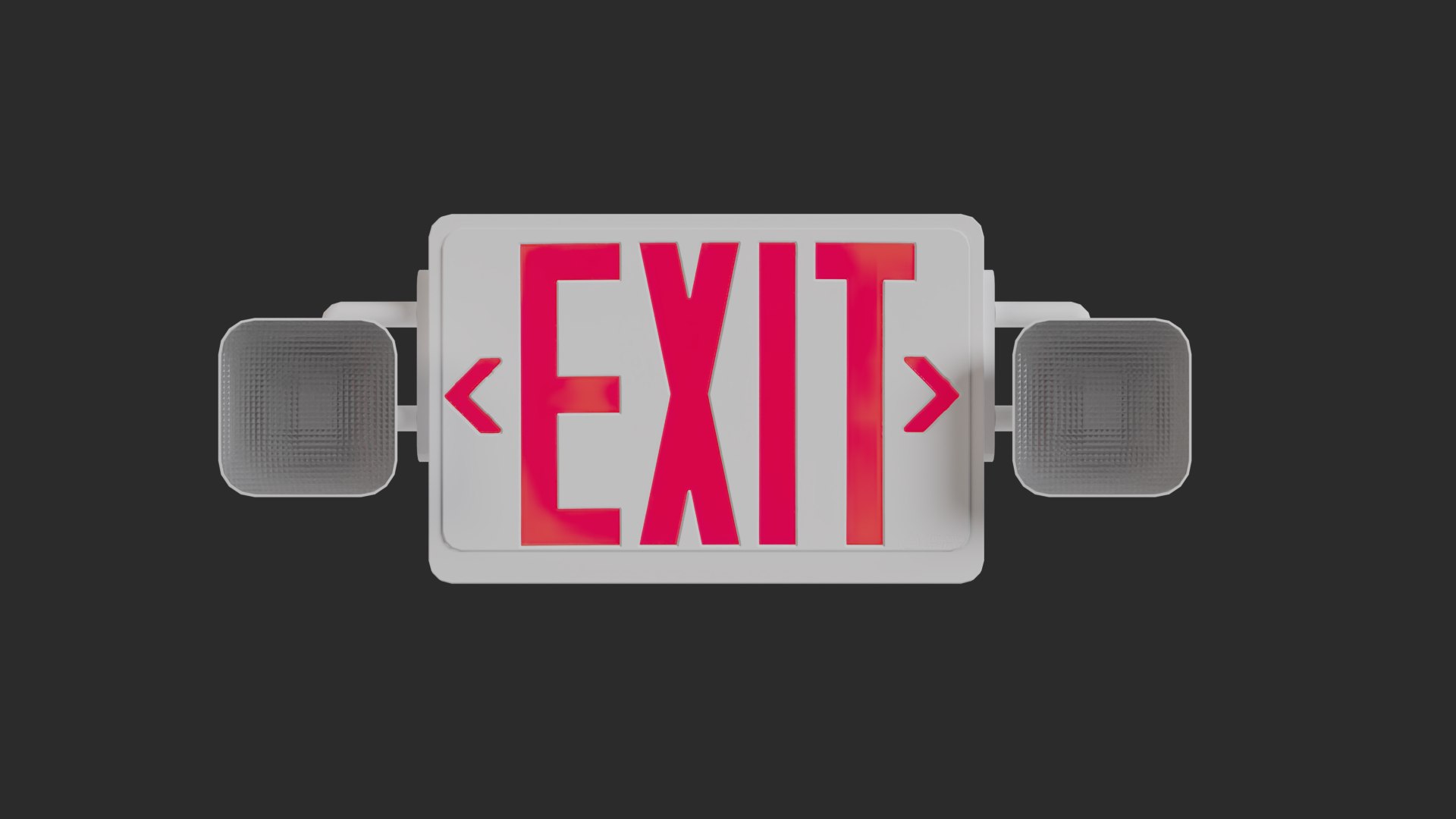 3D Exit Sign - TurboSquid 1980441