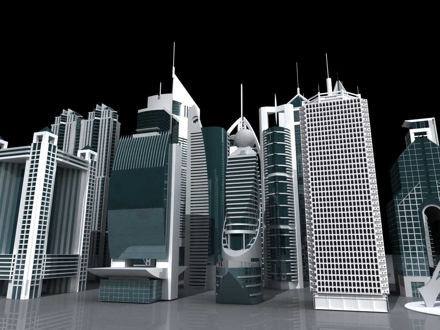 3d 3ds Buildings Tower Dubai