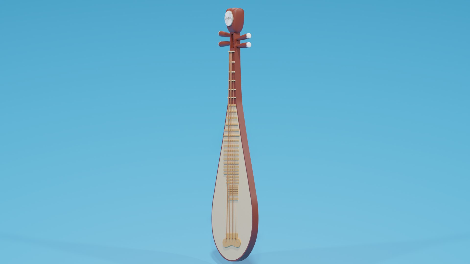 3D Chinese Instruments Pipa - TurboSquid 2123607