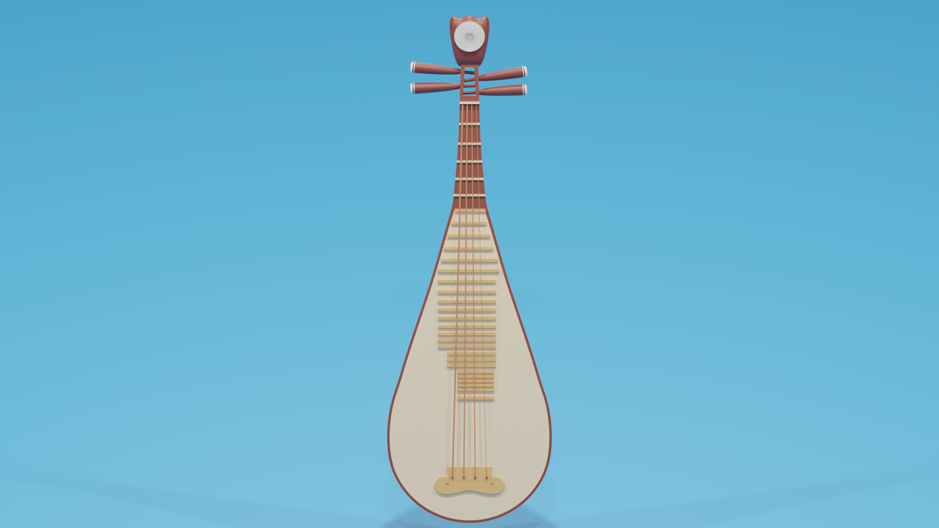 3D Chinese Instruments Pipa - TurboSquid 2123607
