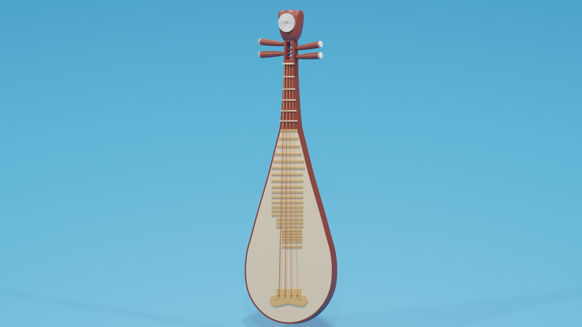 3D Chinese Instruments Pipa - TurboSquid 2123607