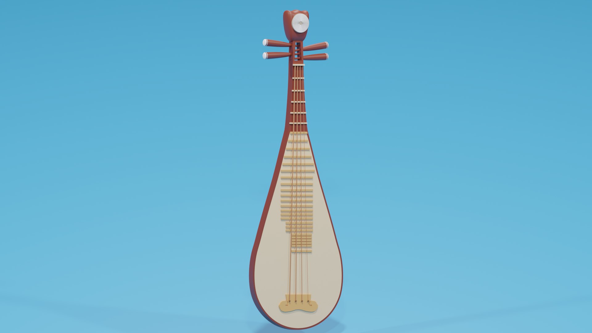 3D Chinese Instruments Pipa - TurboSquid 2123607