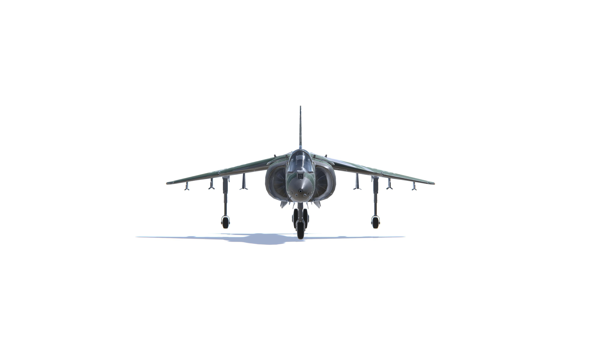 3D Harrier II Jet Fighter Aircraft Low-poly model - TurboSquid 1800769