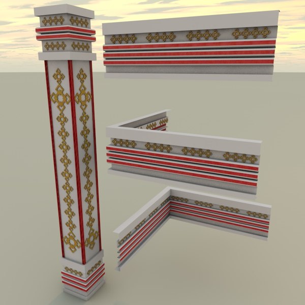 Free 3D Column-Moulding Models | TurboSquid