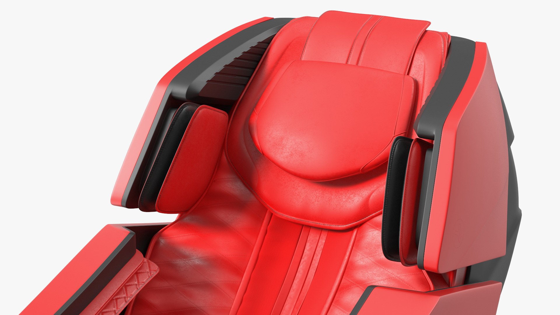 3D Massager Chair Red Model - TurboSquid 2092072