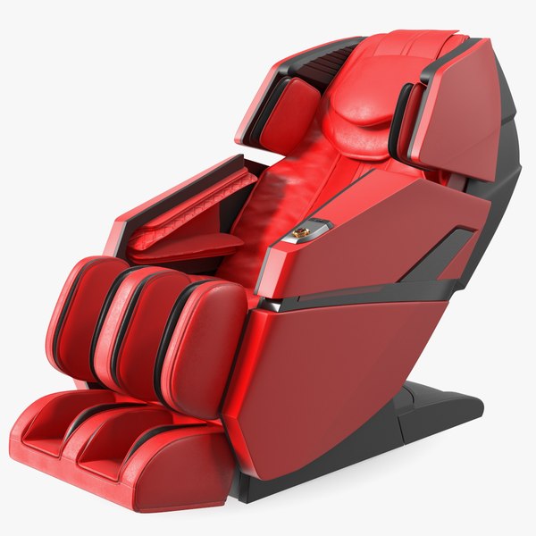 modelo 3d Sillón Masajeador Rojo - TurboSquid 2092072