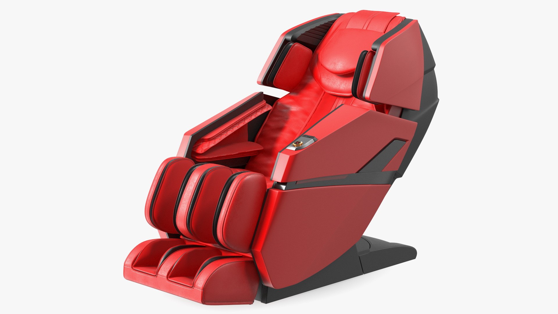3D Massager Chair Red model - TurboSquid 2092072